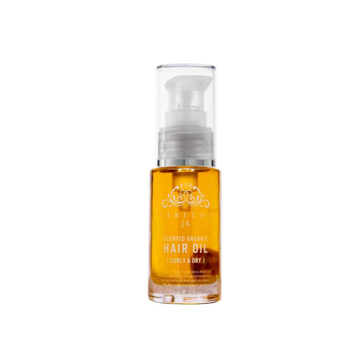 Scented Organic Hair Oil - Curly & Dry - 30ml – Tabitha James Kraan ...